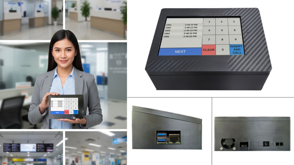Queue Caller Device Malaysia — Tabletop Counter Calling System ...